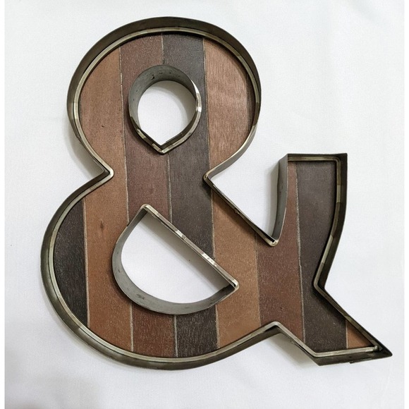 Accents | New 16 Tall Letter And Wedding Marquee Metal Wood Galvanized ...